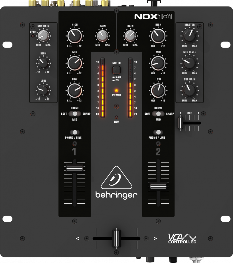 Диджейский (DJ) микшер BEHRINGER PRO MIXER NOX101 - купить в Москве и ...